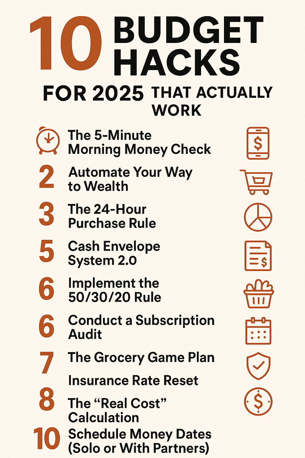 10 Budget Hacks for 2025 That Actually Work